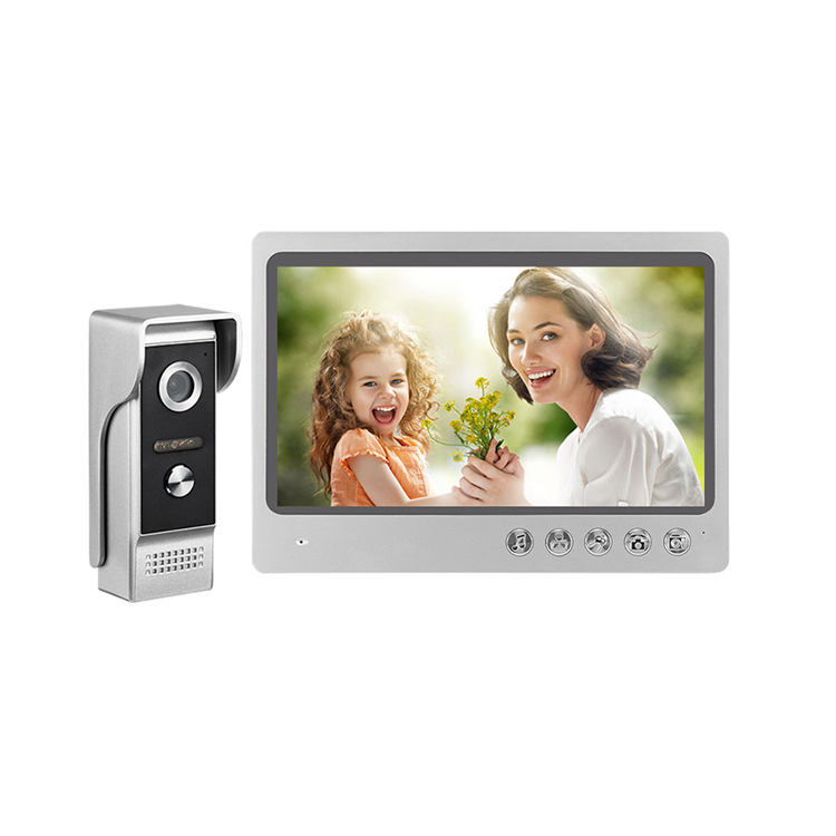 9 Inch TFT LCD Big Screen Intercom System Wired Video Door Phone Take ...
